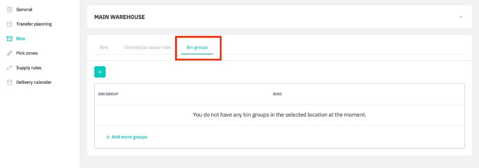 WMS – Directed pick and bin groups – Cin7 Core